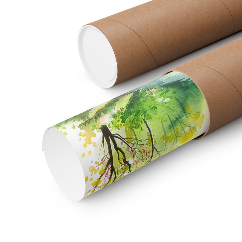 Landscape Art Matte Vertical Poster. Beautiful Landscape. Garden Art ...