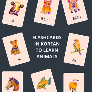 Animals in Korean, Animals in Korean Language, Animals in Korean ...