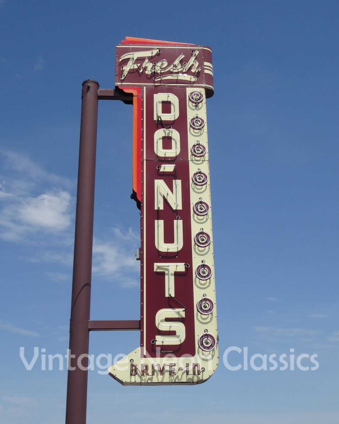 Donuts Drive in Unframed Print Route 66 St Louis MO St - Etsy