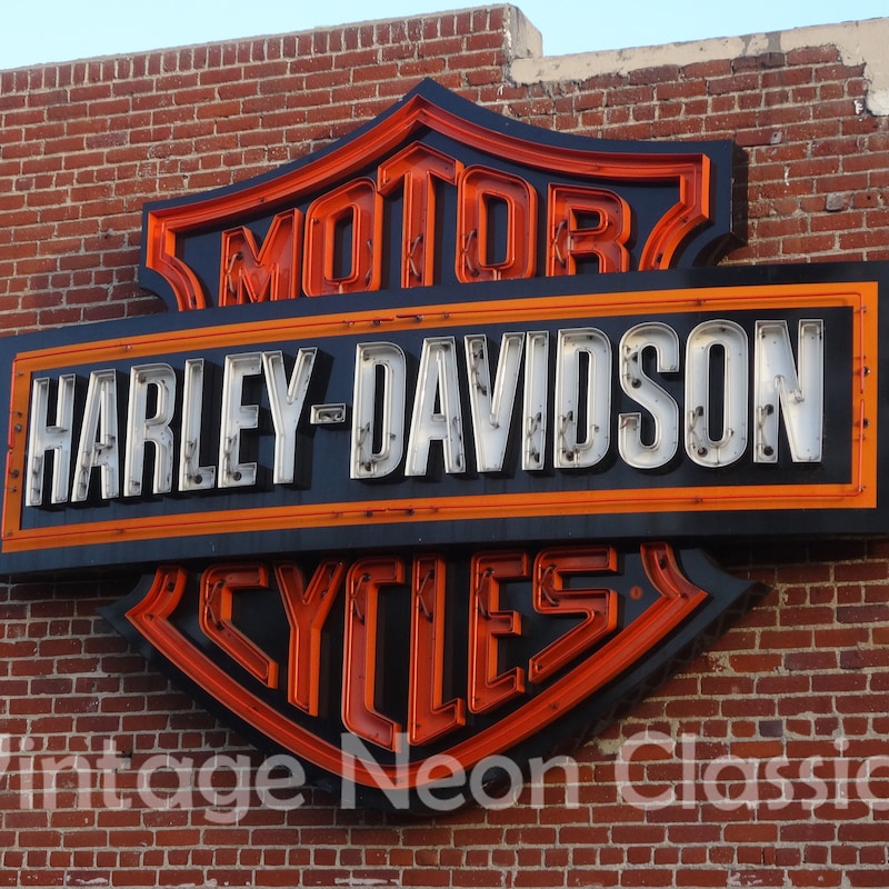 Harley Davidson Sign - Etsy