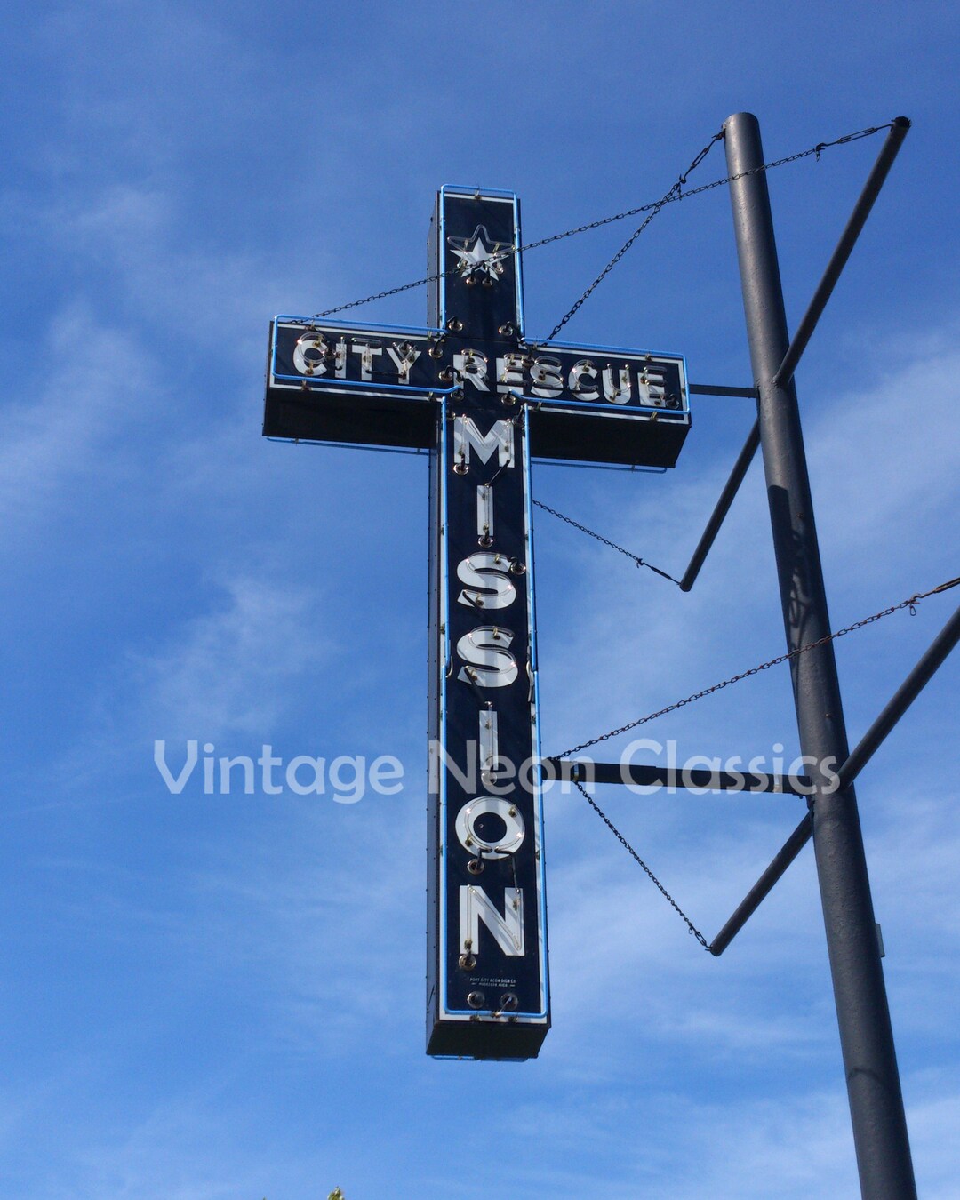 City Rescue Mission | Unframed Print | Cross Print | Cross Photography ...