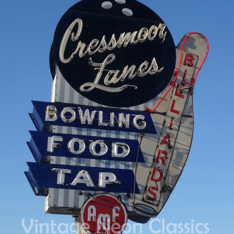 Bowling Alley Sign - Etsy