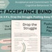 ACT Mindfulness Worksheet Bundle: Acceptance and Commitment Therapy ...