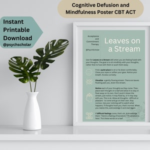 ACT Mindfulness Worksheet Bundle: Acceptance and Commitment Therapy ...