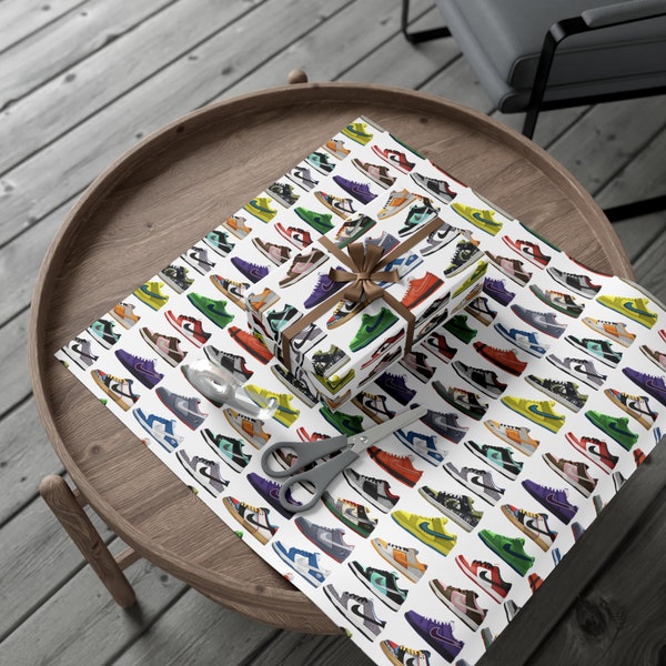 Nike Sneaker Wrapping Paper - Etsy