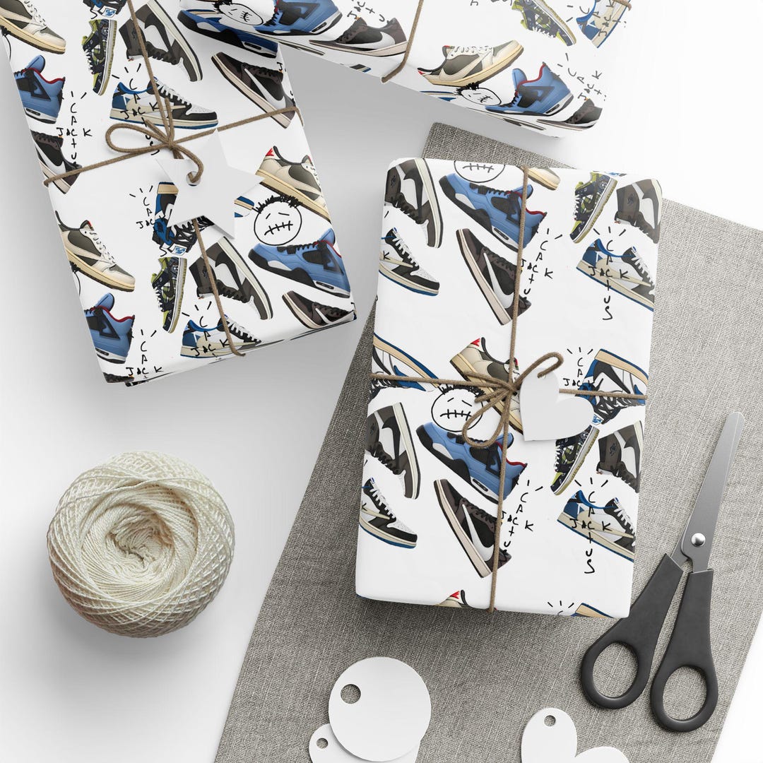 Jordan , Wrapping Paper, Goat, Basketball, Gift Wrap, Sneakerhead ...