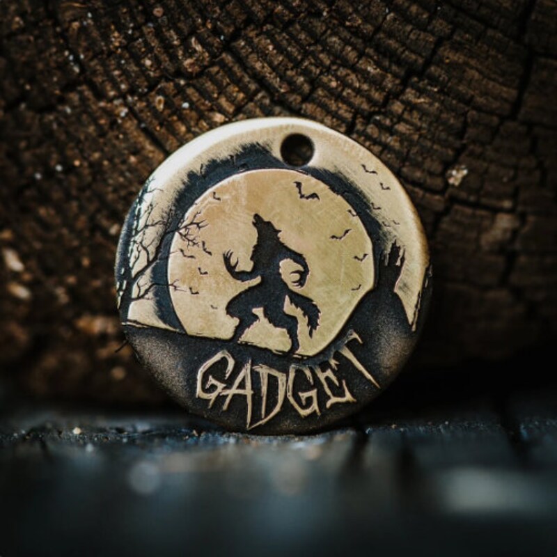 Arrowhead Dog Tag - Etsy