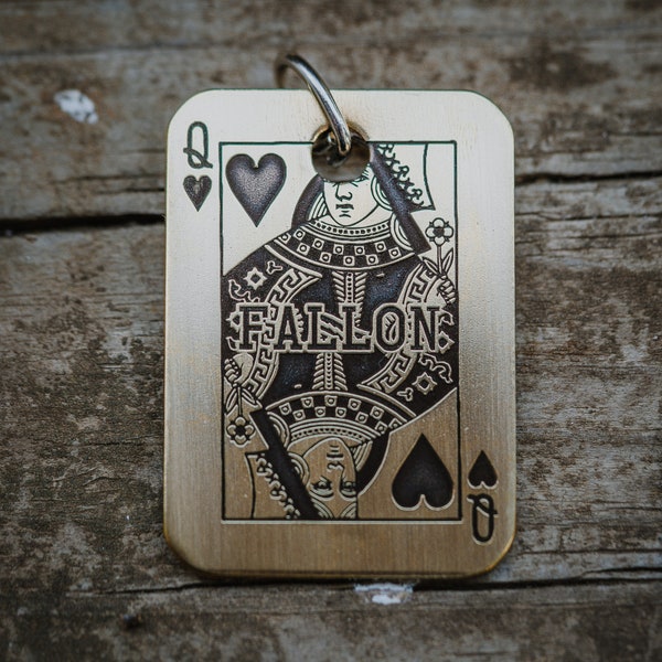 Queen of Hearts Card Collar - Etsy
