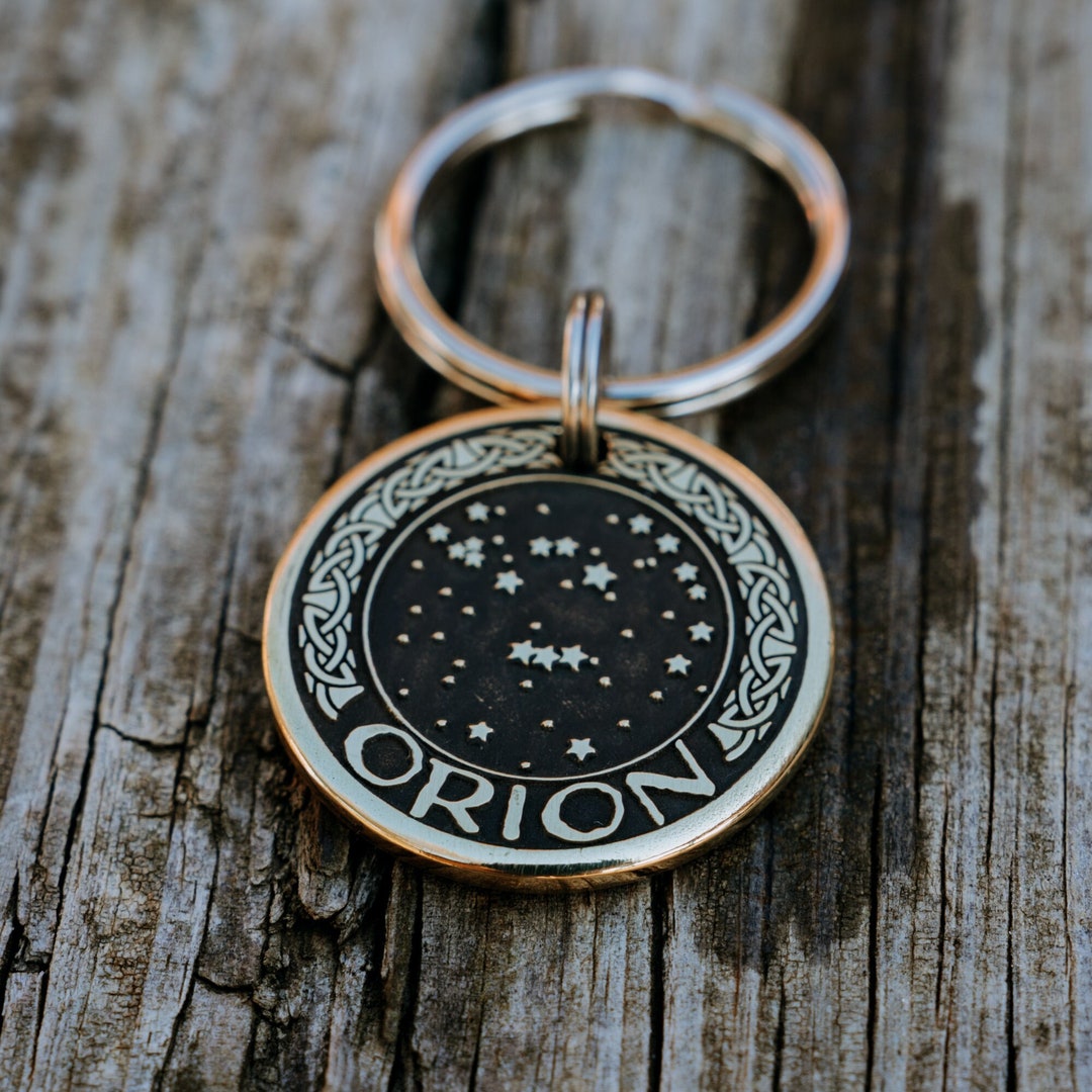 Celtic Orion Dog Tag | Engraved | Copper | Personalized | Pet Id Tag ...