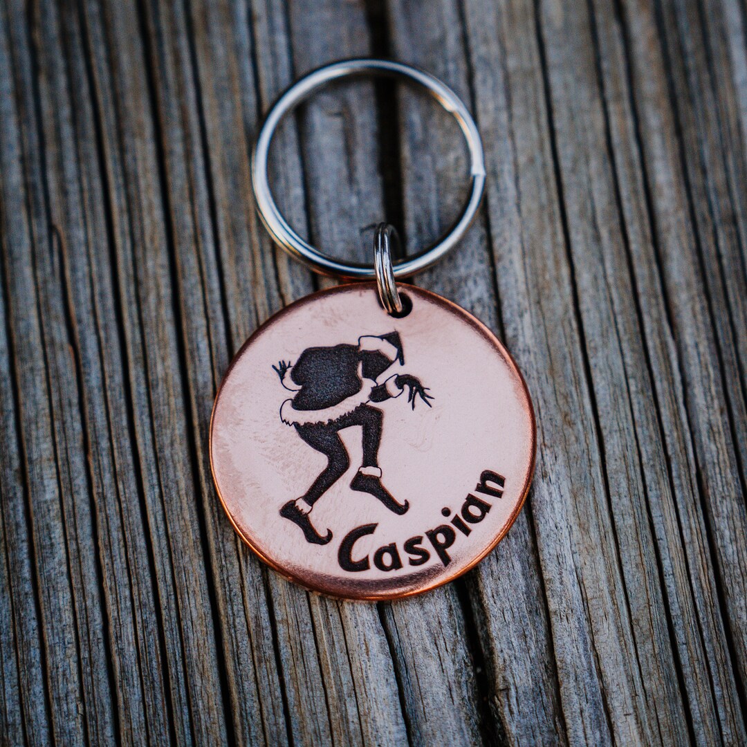 The Grinch Dog Tag | Engraved | Copper | Personalized | Pet Id Tag ...
