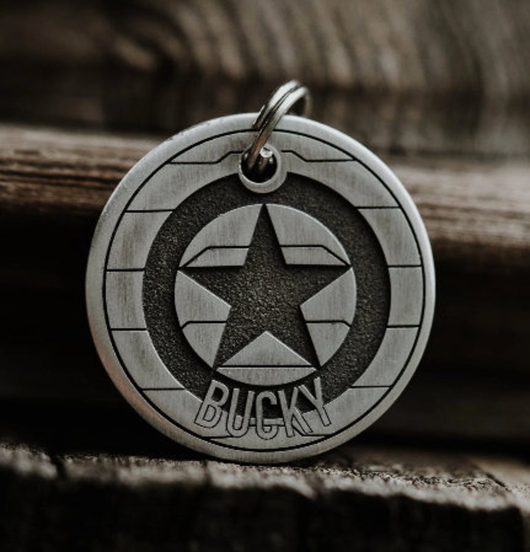 Winter Soldier Dog Tag Engraved Copper Personalized - Etsy