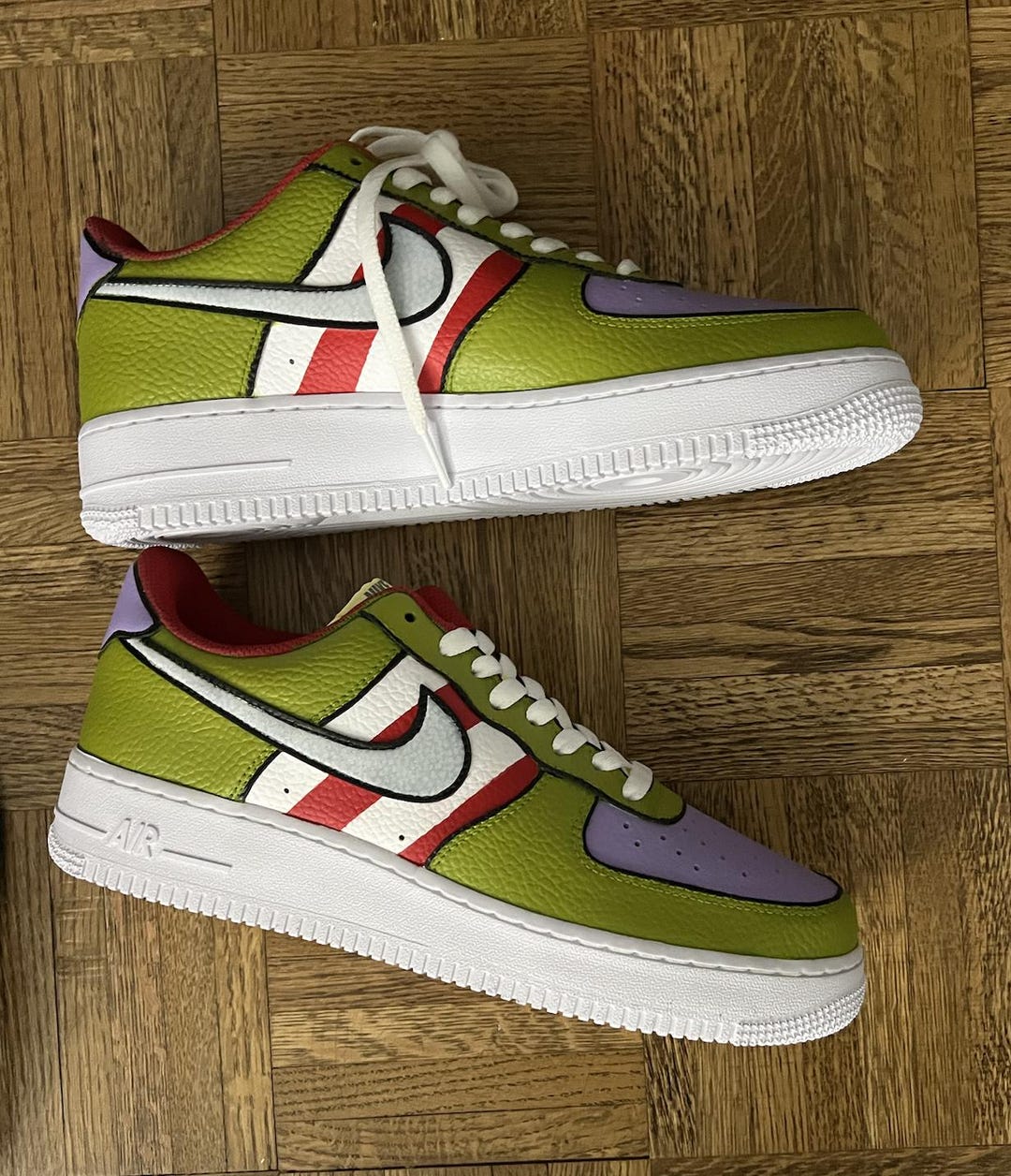 Custom Ed Edd N Eddy Air Force 1s (eds) Size 10 - Brand New - Etsy