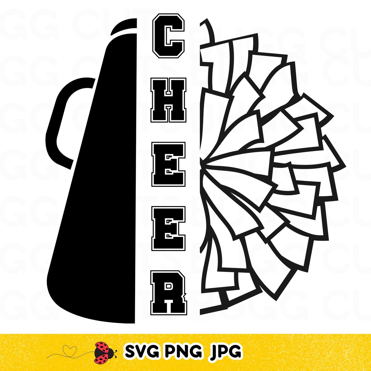 Cheer SVG, Cheer Competition Shirt, Digital Download, Cricut File ...