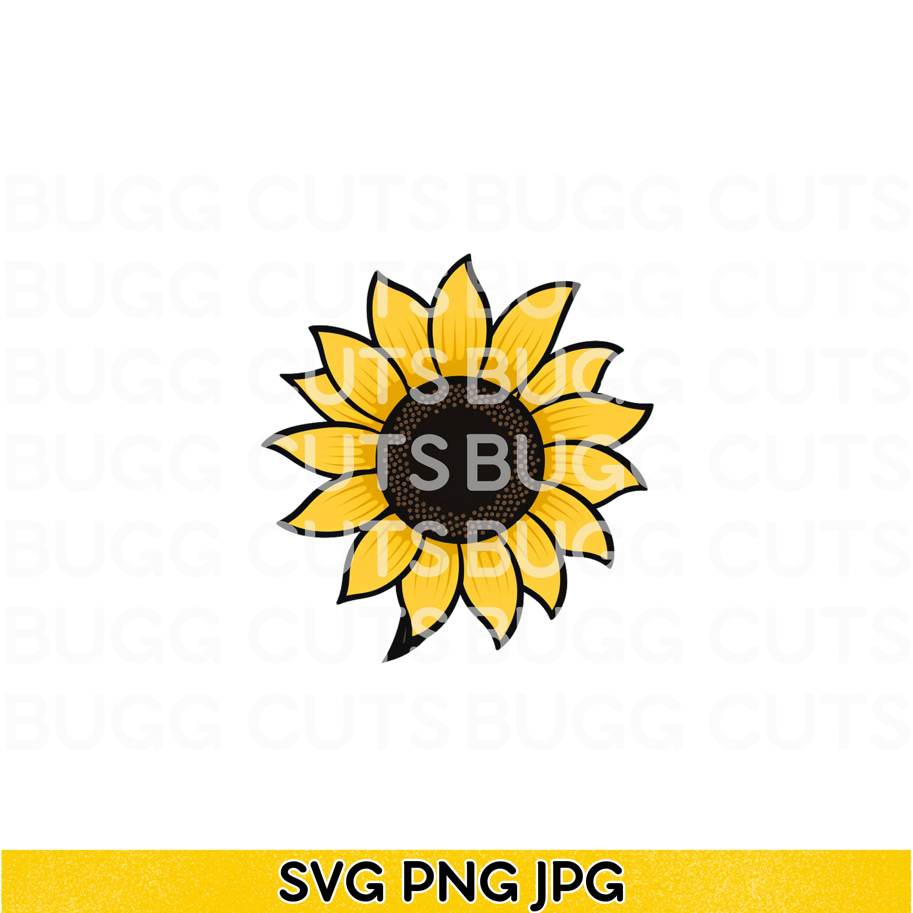 Sunflower Svg Bundle Cut Files for Cricut and Silhouette, Sunflower Png ...