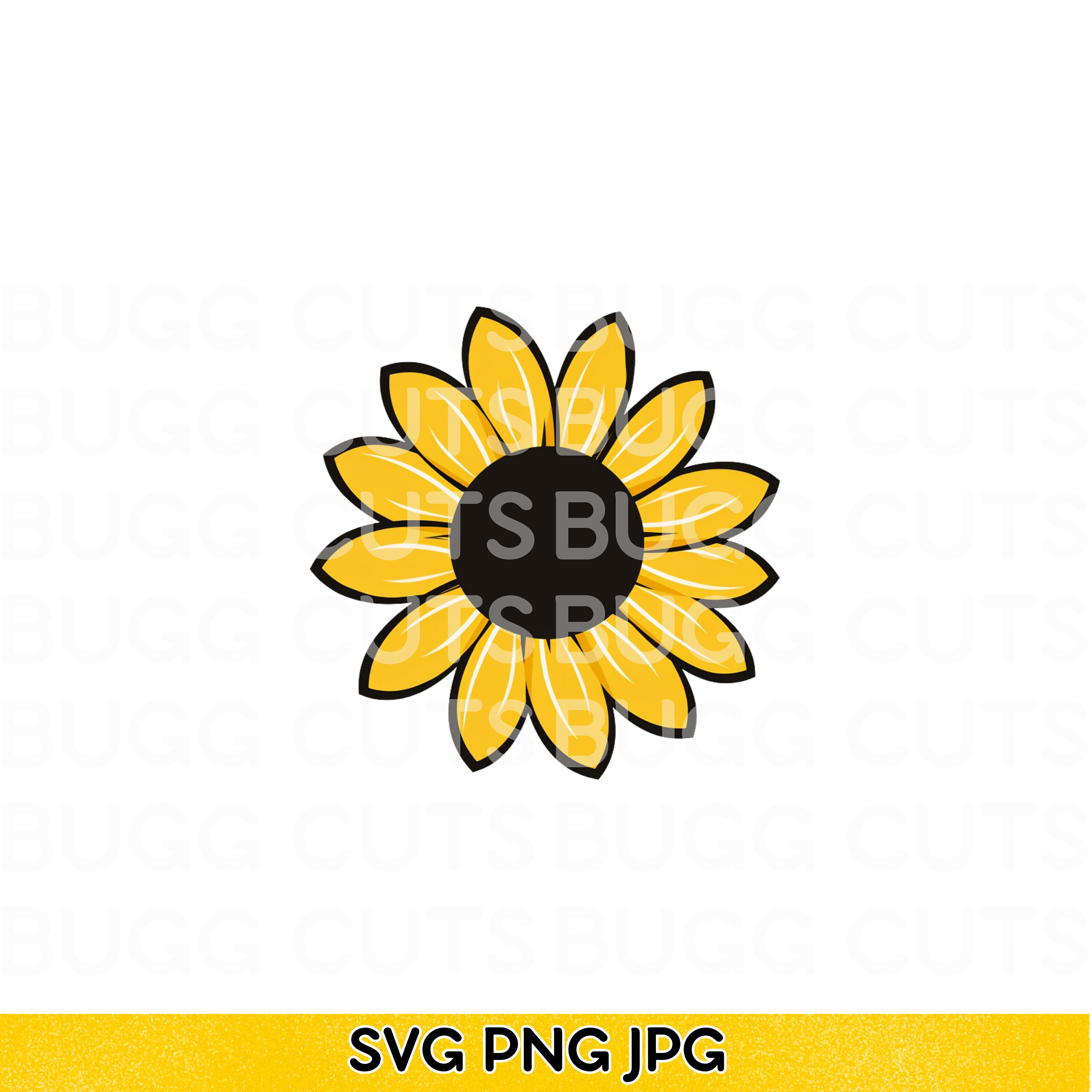 Sunflower Svg Bundle Cut Files for Cricut and Silhouette, Sunflower Png ...
