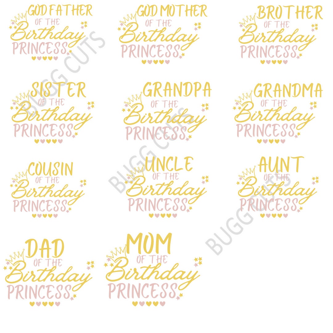 Happy Birthday Bundle SVG, Birthday Party Decorations, DIY Birthday ...