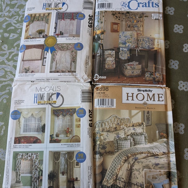 Window Treatment Sewing Patterns - Etsy