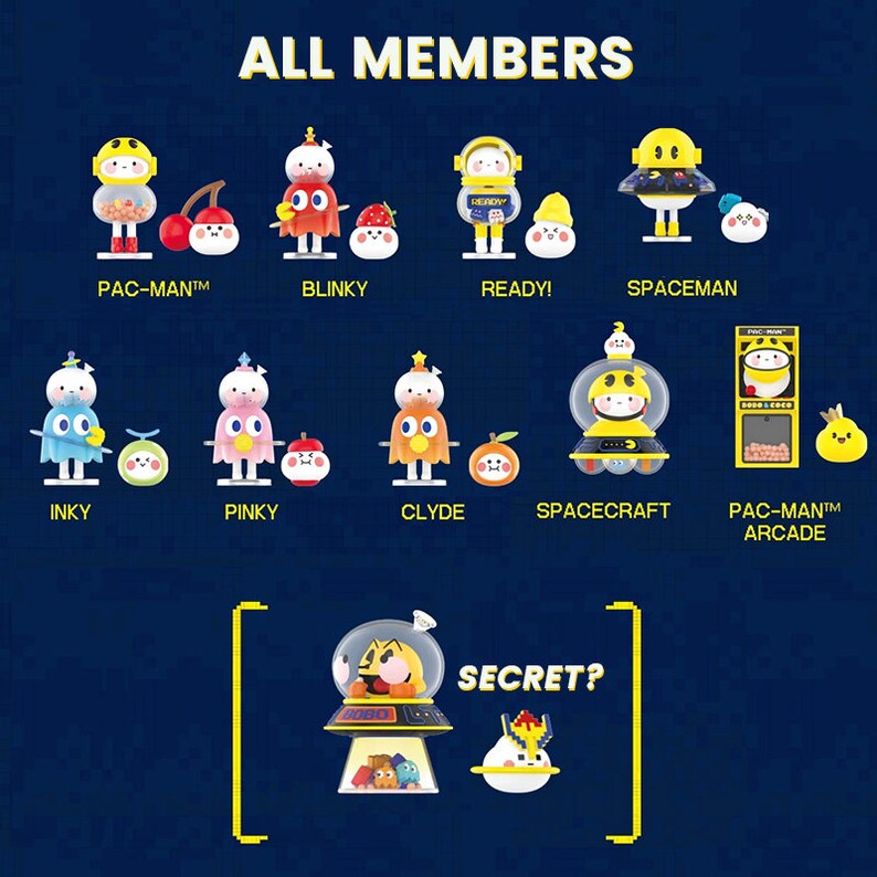 POPMART Bobo & Coco Pac-man Collaboration Series 5 Pinky 1pc - Etsy