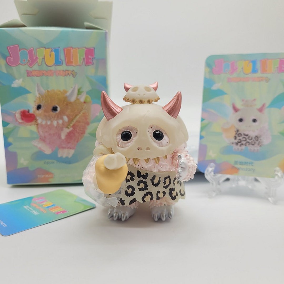 POPMART INSTINCTOY Monster Fluffy Joyful Life Series prehistory 1pc ...