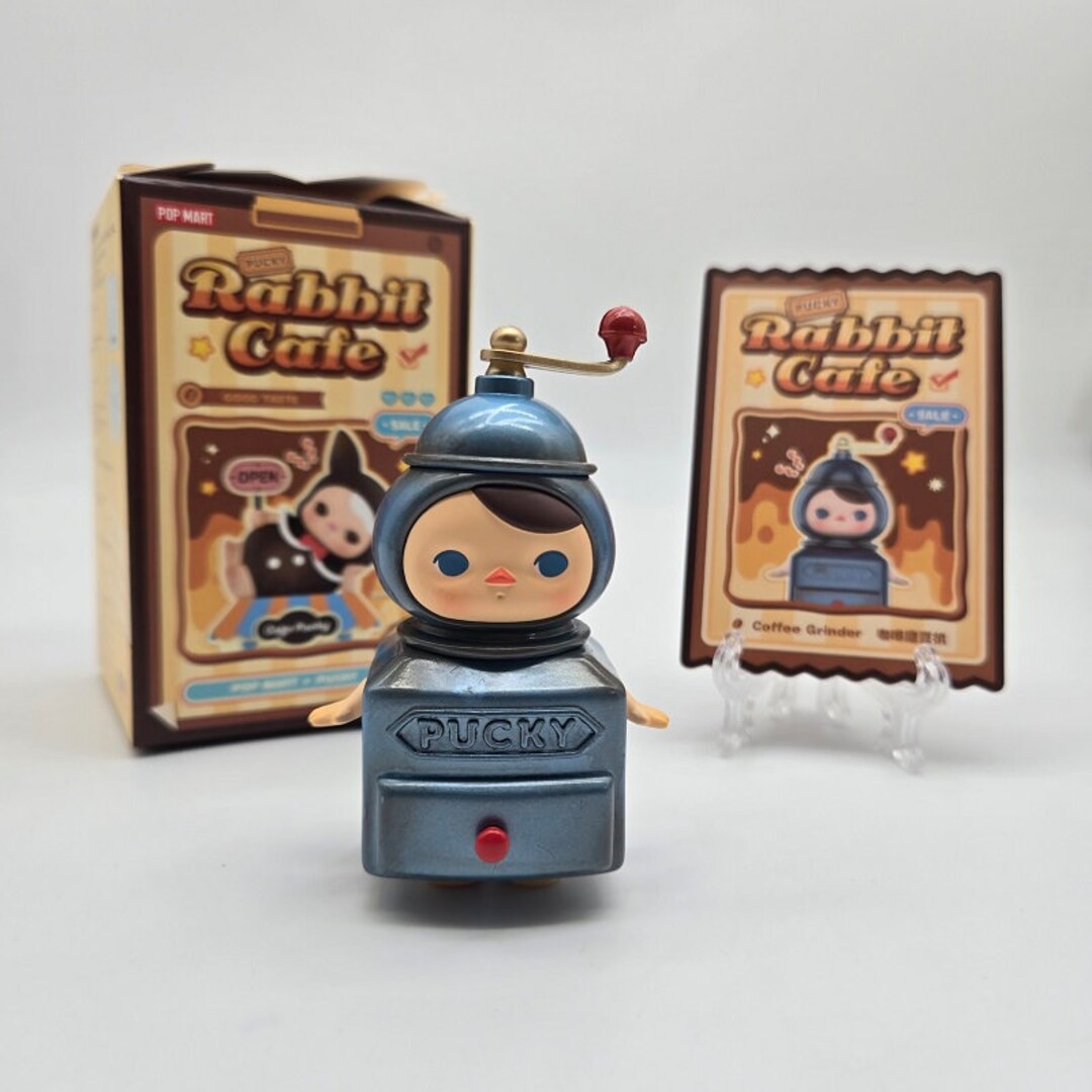 POPMART PUCKY Rabbit Cafe Series 6 Coffee Grinder 1pc, NEW - Etsy