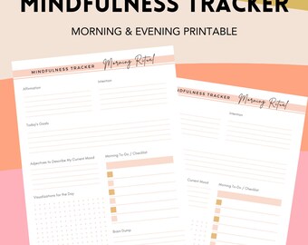 Daily Mental Health Tracker Therapy Pages Daily Check-in Mental ...