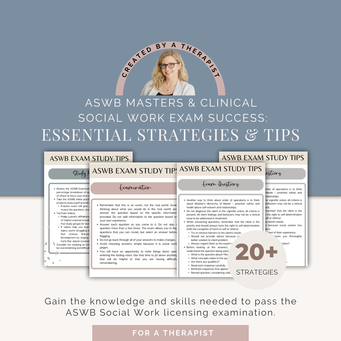 LMSW LCSW Exam Prep Study Guide - ASWB Test Strategy & Tips - Social ...