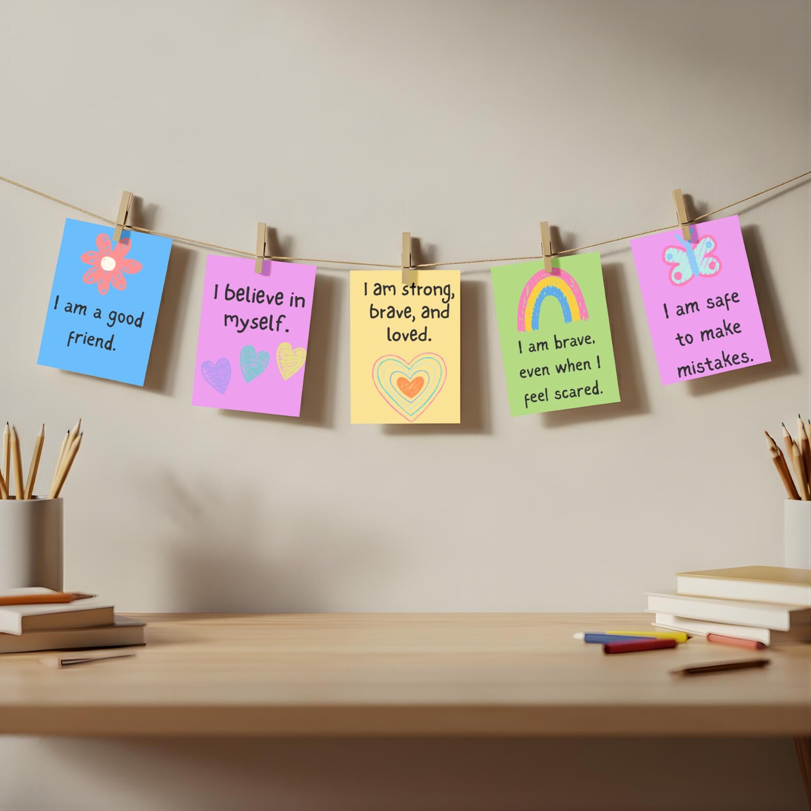 Kids Affirmation Cards Printable | Positive Affirmations for Children ...