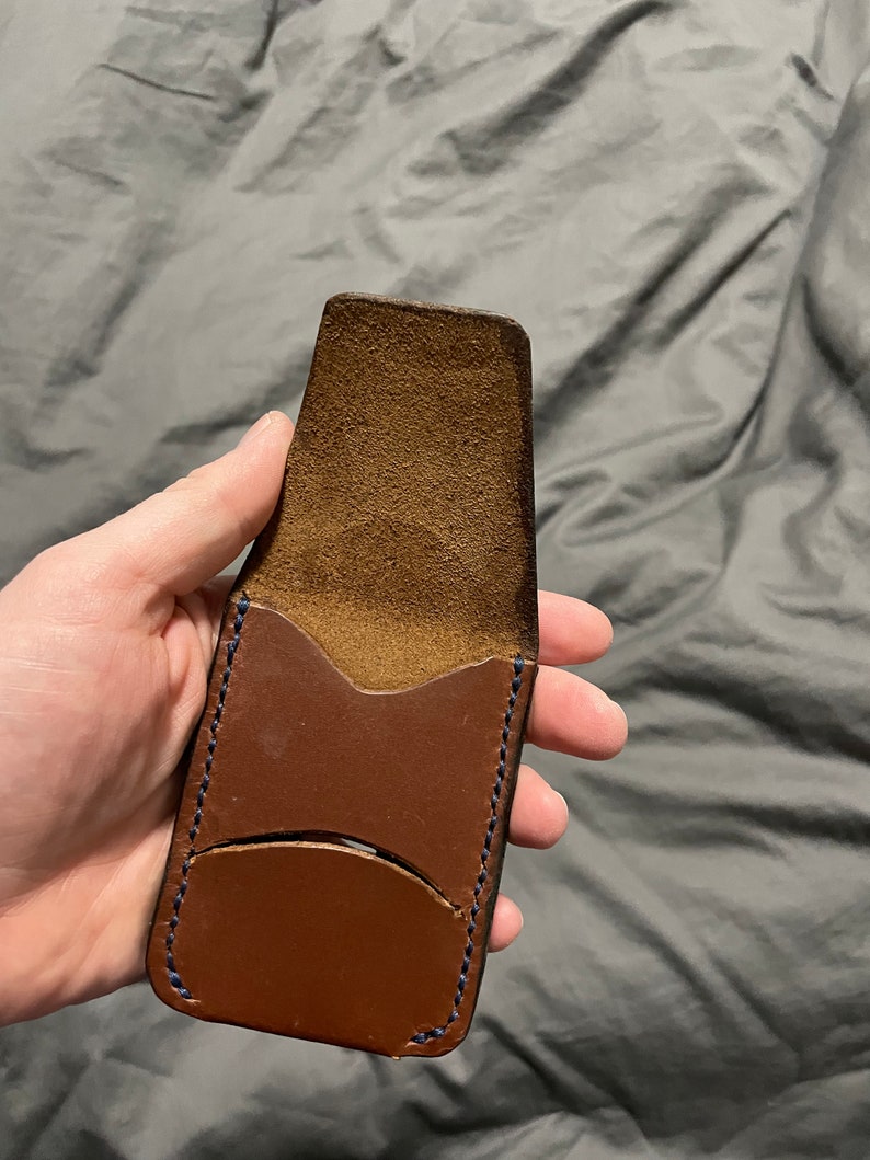 Handmade Leather Flap Wallet - Etsy