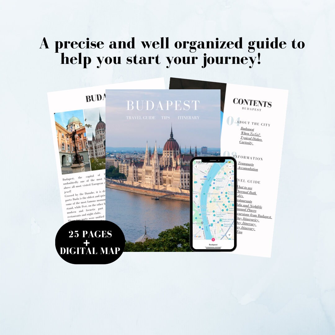 Budapest Digital Travel Guide Itinerary Europe Destination Guide ...