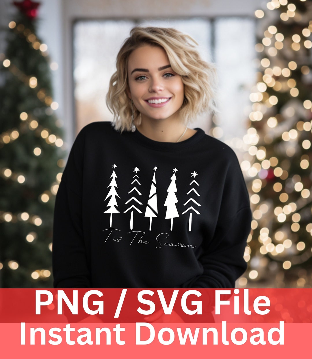 Tis the Season SVG Christmas Tree SVG Holiday Season SVG - Etsy