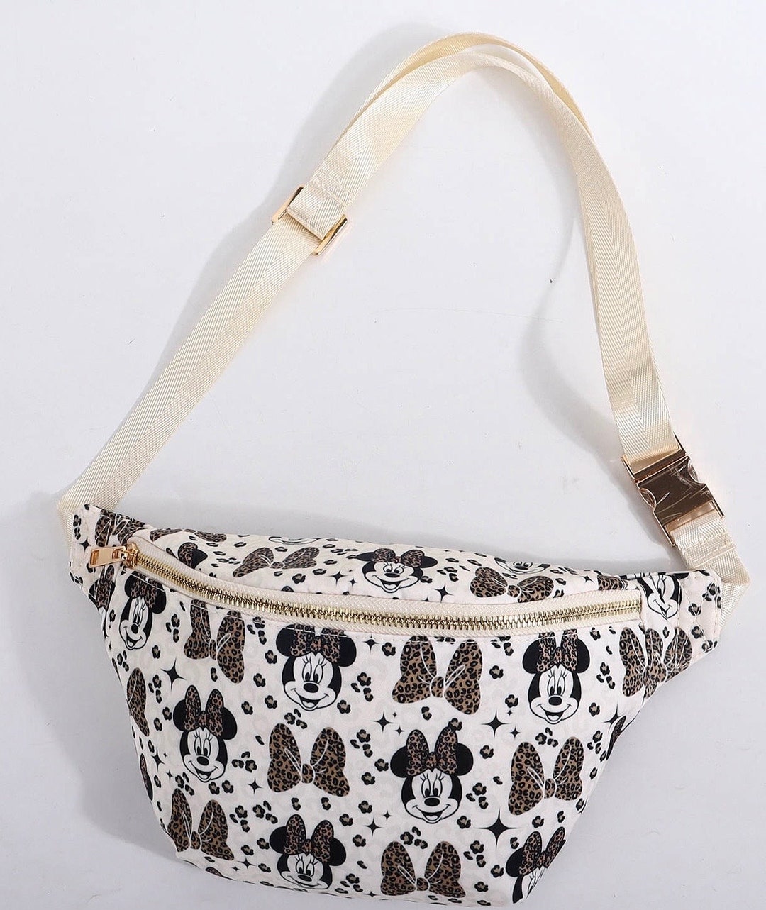 NEW JUMBO Leopard Print Mouse Fanny Pack/ Theme Park Fanny Pack/ DAK ...
