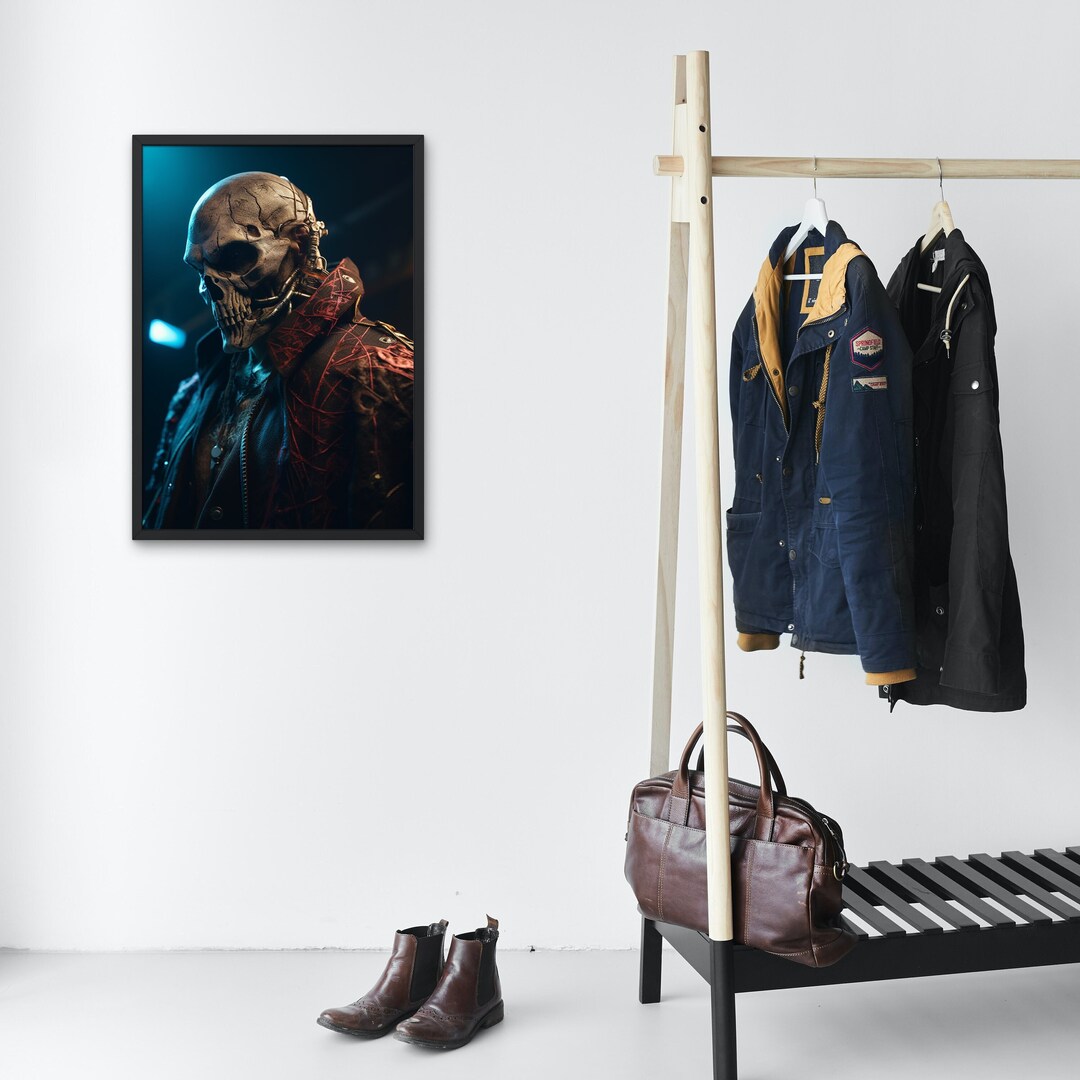 Gothic Necromancer Art - Dark Printable Wall Decor for Fantasy Lovers ...