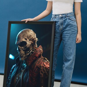 Gothic Necromancer Art - Dark Printable Wall Decor for Fantasy Lovers ...