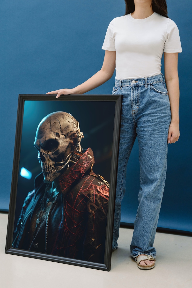 Gothic Necromancer Art Dark Printable Wall Decor for Fantasy Lovers ...