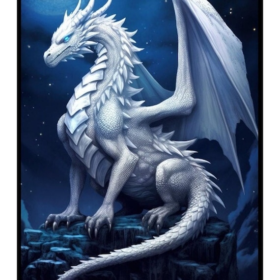 Fantasy White Dragons