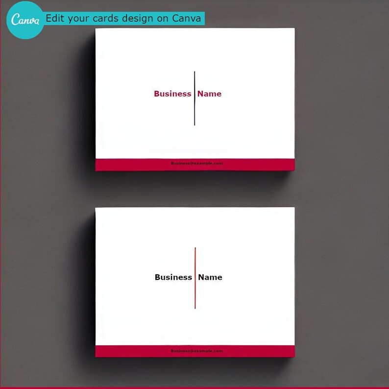 Editable Business Cards | DIY Business Card Template - Etsy