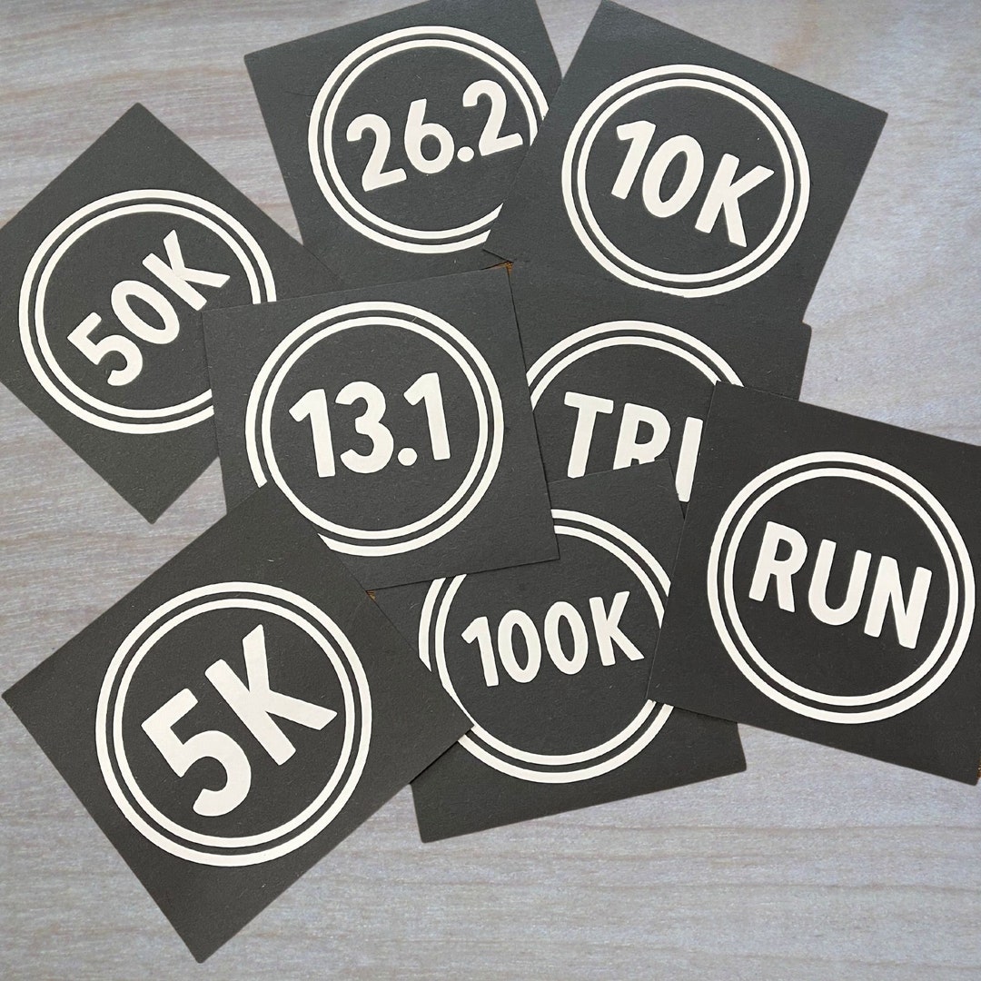 Runner Decal/ Vinyl Decal/ Marathon Decal/half Marathon Decal ...