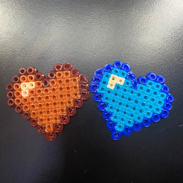 Heart Perler - Etsy
