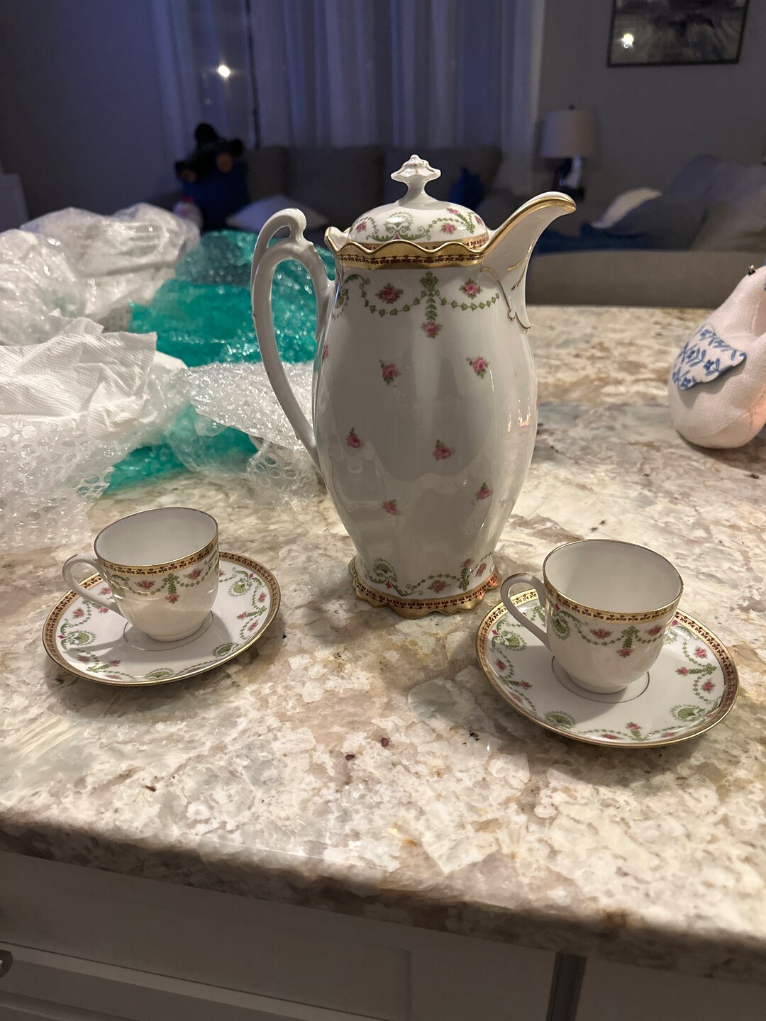 Vintage MZ Austria Tea Set - Etsy
