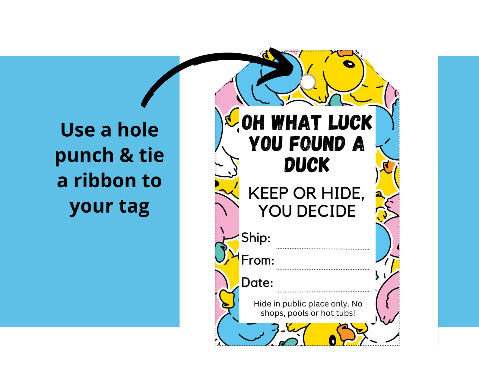 Duck Tags | Cruising Ducks | Rubber Duck Tag | Cruising Duck Game Tags ...