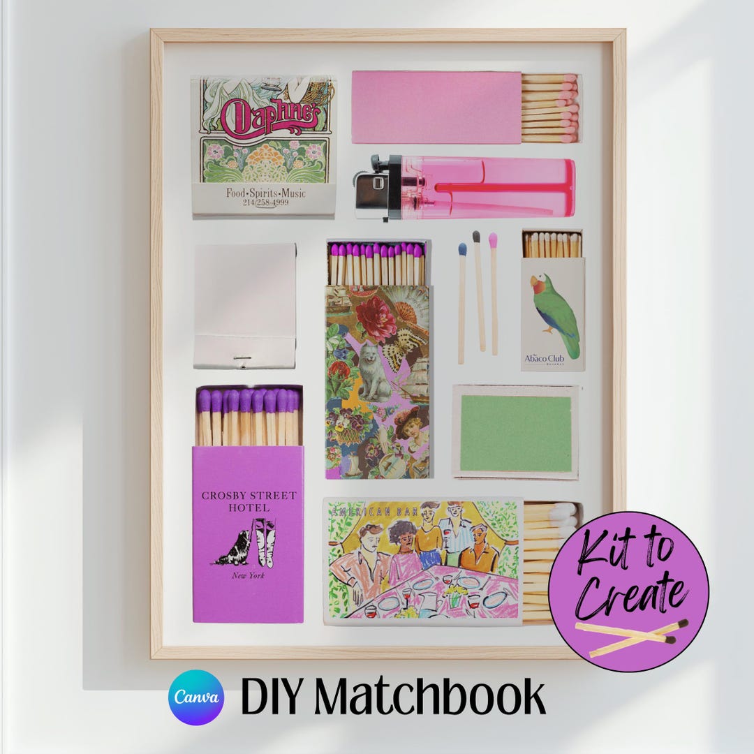 Personal Matchbook, Custom Matchbook Art, Custom Matchbox Art ...