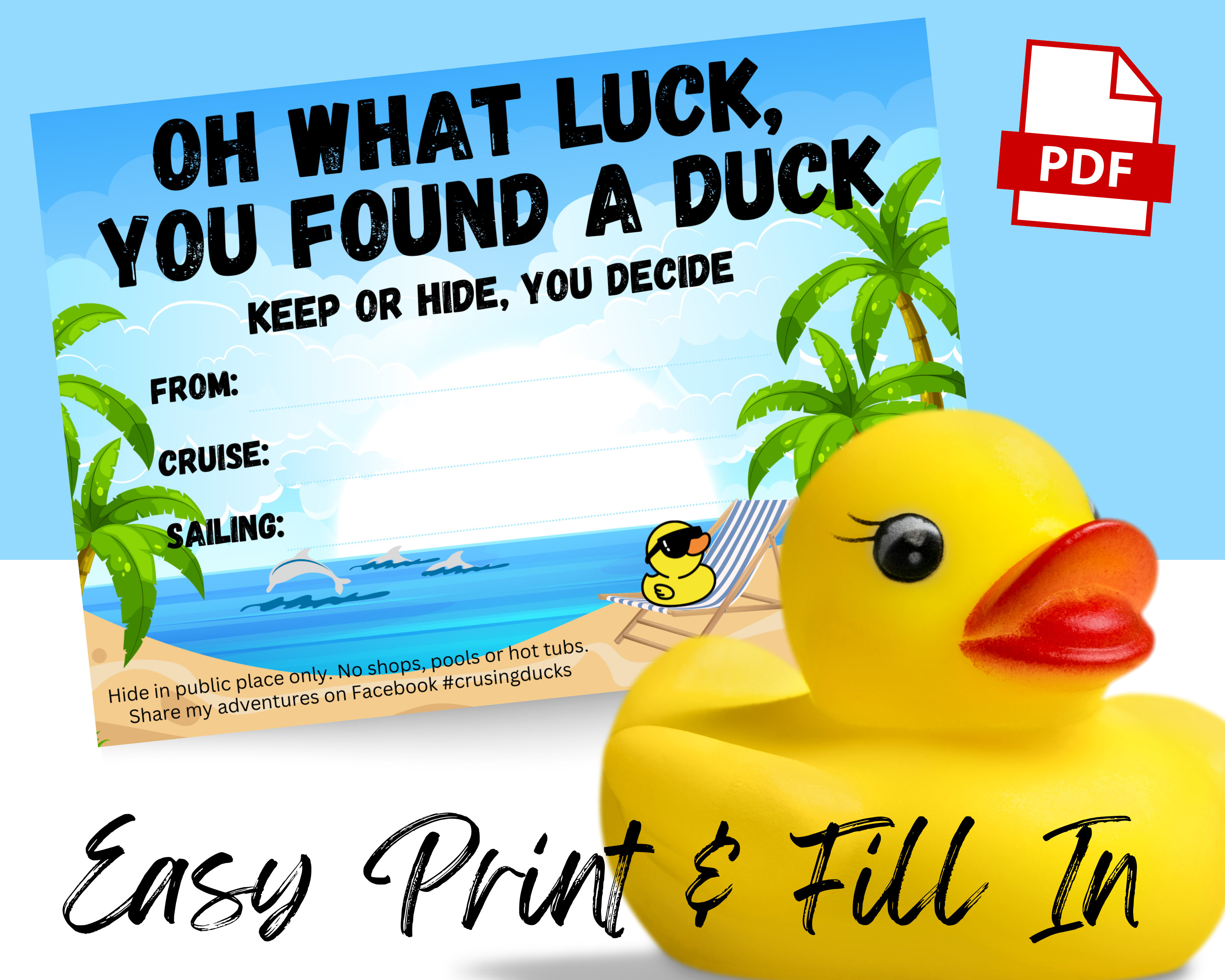 Cruise Duck Tag Surf | Cruising Ducks | Rubber Duck Tag | Cruising Duck ...