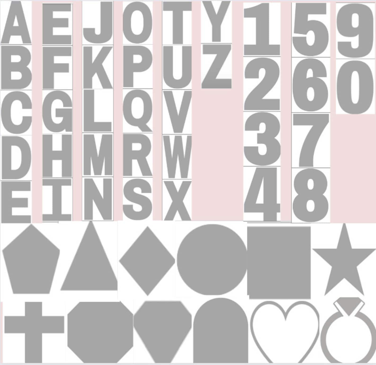 Number and Letter Cake Templates, Number Cake Template, Number Cake ...