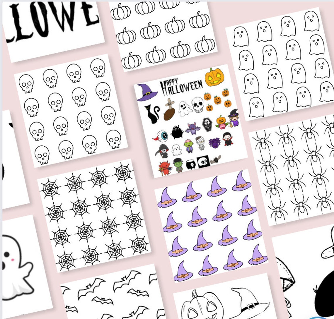 Halloween Royal Icing Transfer Templates, Royal Icing Transfers ...