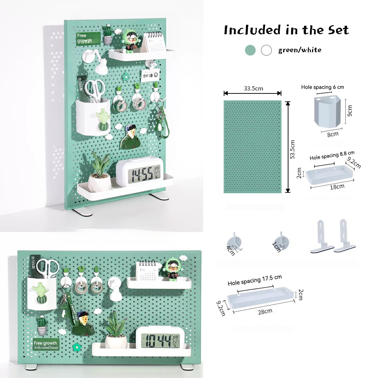 Metal Pegboard Bundle for Office Organization/desktop Decor - Etsy