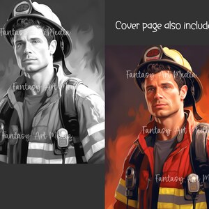 55 Men in Uniform Grayscale Coloring Pages | Printable Handsome Guys ...