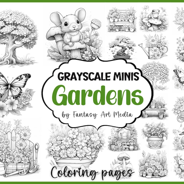 Mini Coloring Book - Etsy