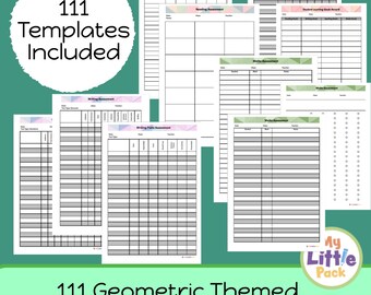 111 Teacher Assessment Record TEMPLATES - Classic Theme - Etsy