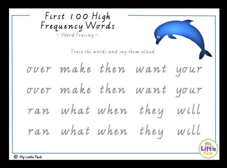 The ULTIMATE High Frequency Words Learning Pack 96 DIGITAL - Etsy