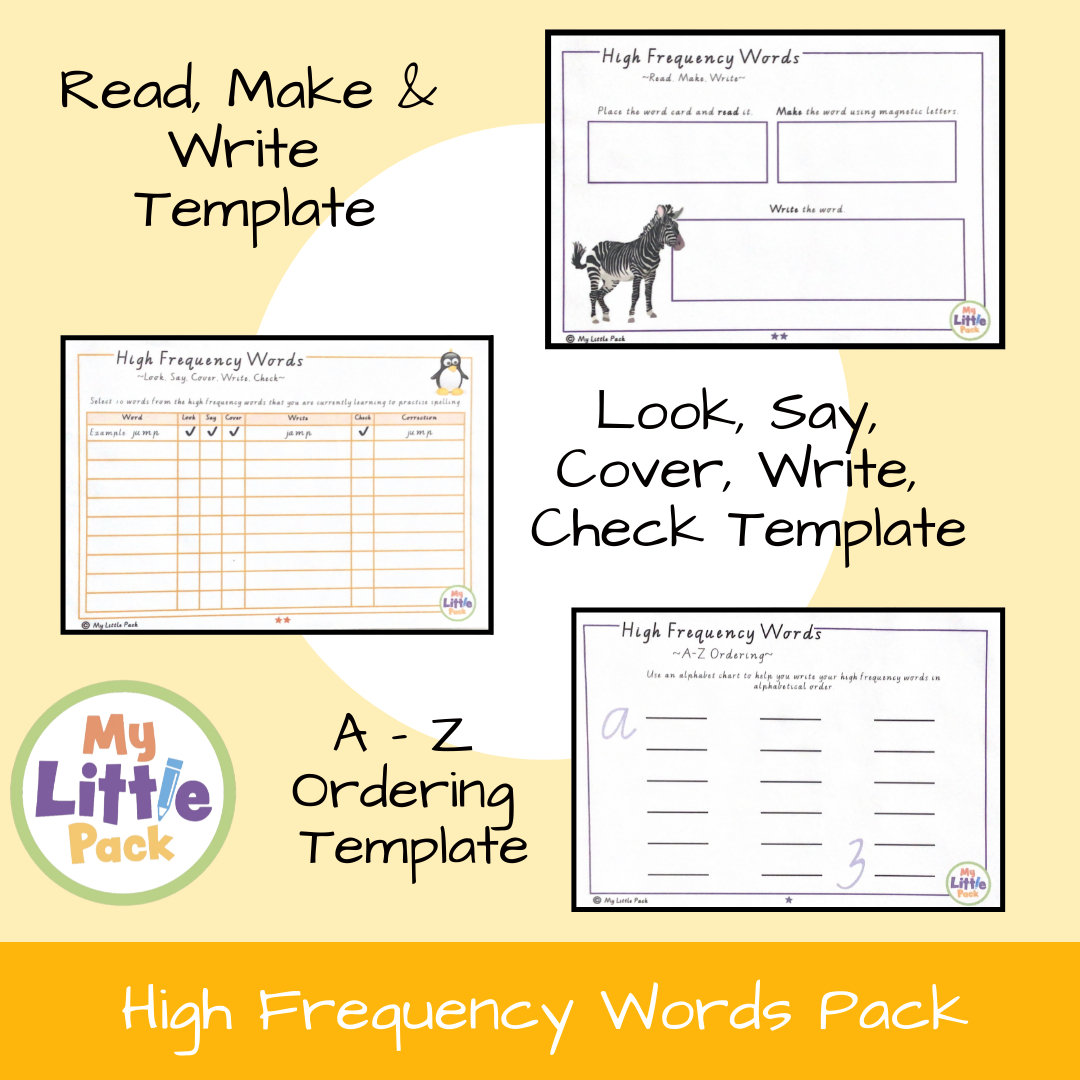 The ULTIMATE High Frequency Words Learning Pack - 96 DIGITAL ...